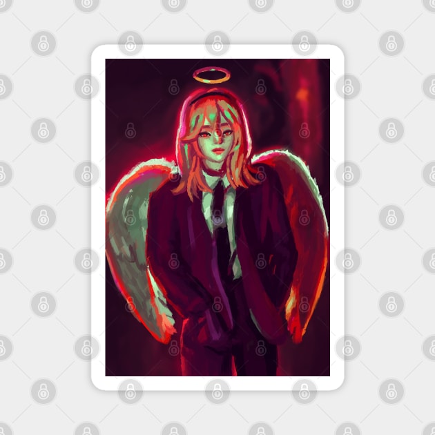 Angel Devil Csm Poster Anime Fan Art Angel Devil Csm Magnet Teepublic