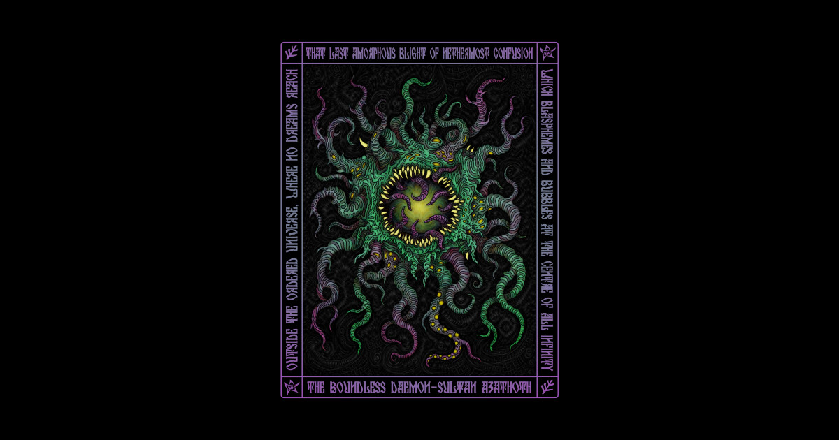 Azathoth Icon - Azhmodai 2020 - Azathoth - Sticker | TeePublic