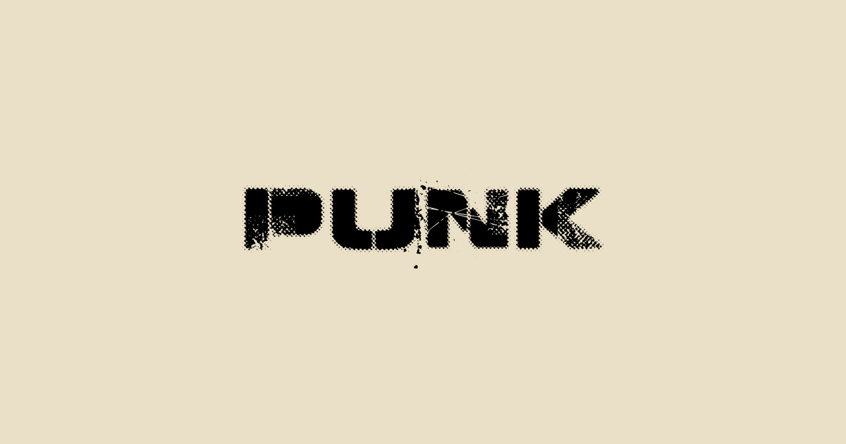punk logo design - Punk - T-Shirt | TeePublic