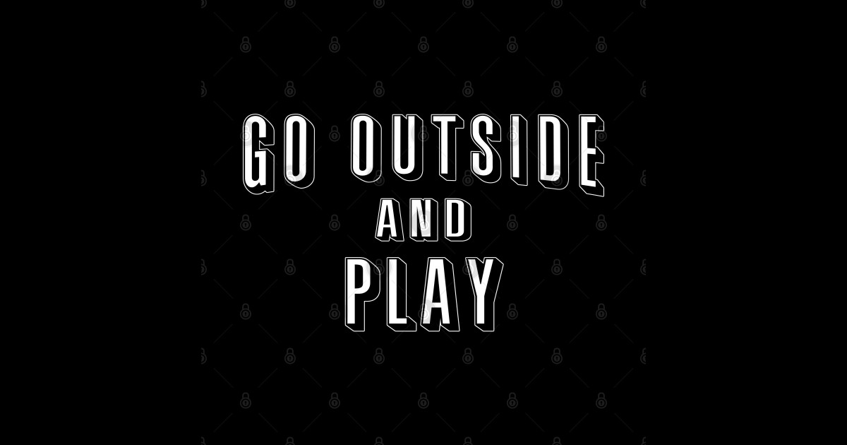 Go Outside and Play - Netflix - Sticker | TeePublic
