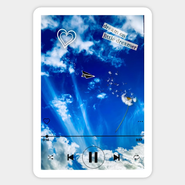 Spotify Music Background Design - Spotify - Sticker | TeePublic