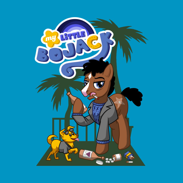 My Little Bojack - Bojack Horseman - T-Shirt | TeePublic