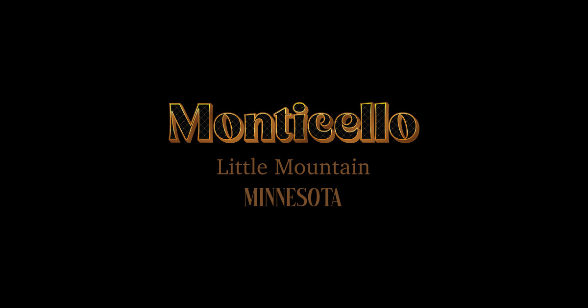 Monticello Little Mountain - Monticello - Sticker | TeePublic