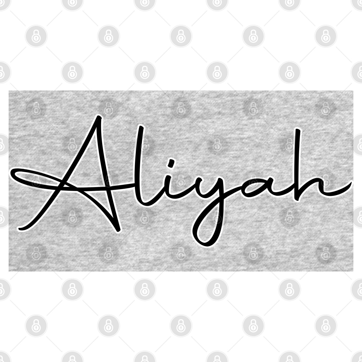 Autography Aliyah Name Label - Autography Aliyah Name Label - T-Shirt ...