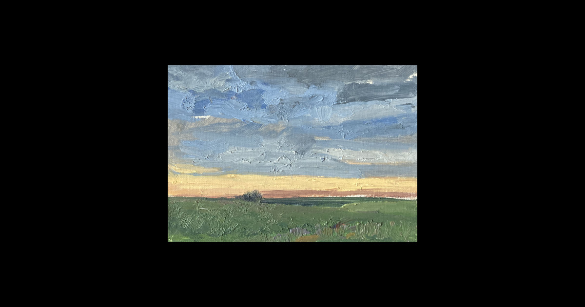 Simple Impressionism Oil on Canvas - Landscape - Posters and Art Prints ...