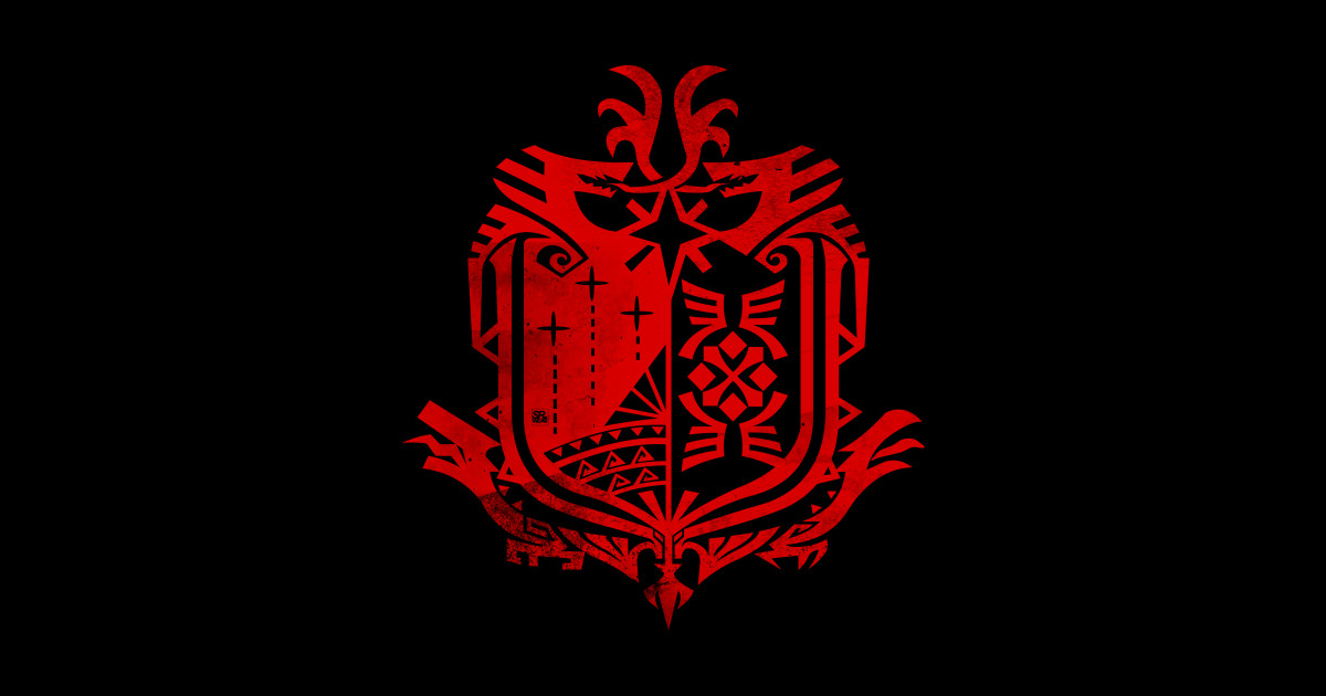 [MONSTER HUNTER WORLD] MAIN CREST - Monster Hunter - Long Sleeve T ...