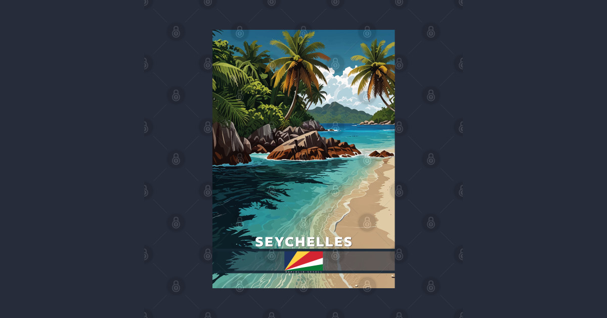 Seychelles Travel - Seychelles - T-Shirt | TeePublic