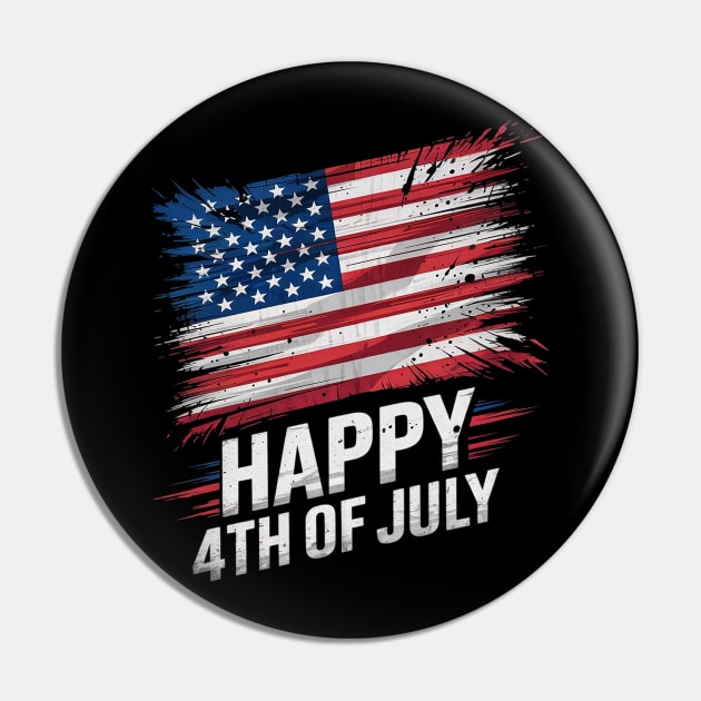 American Flag Happy 4th Of July - American Flag Happy 4th Of July - Pin ...