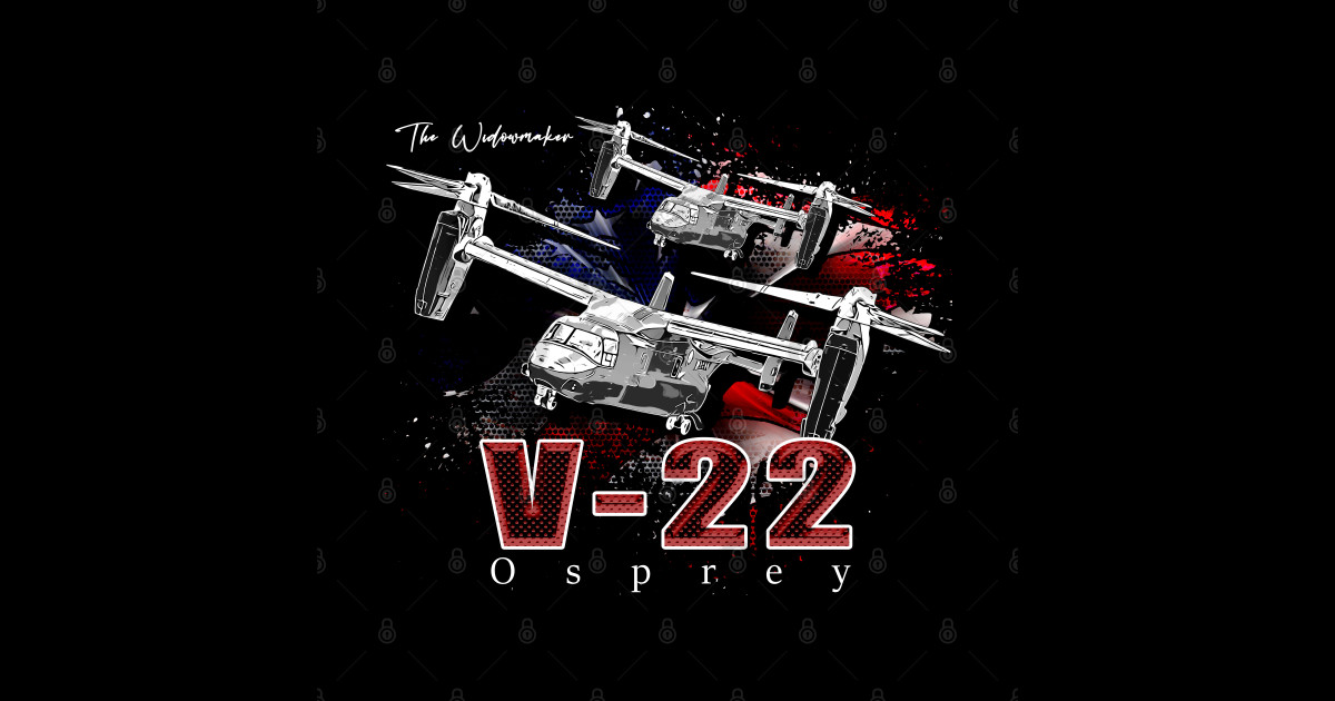 V-22 Osprey Hybrid Aircraft - V 22 Osprey Hybrid Aircraft - Sticker ...
