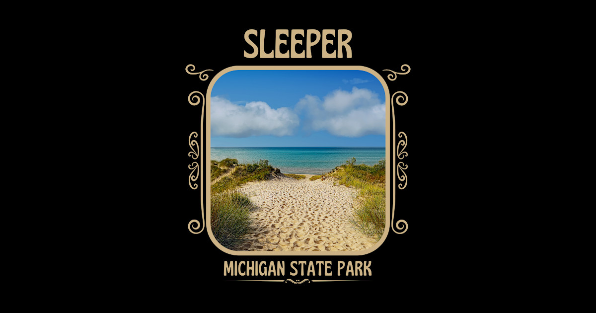 Sleeper State Park Michigan - Sleeper State Park - Sticker | TeePublic