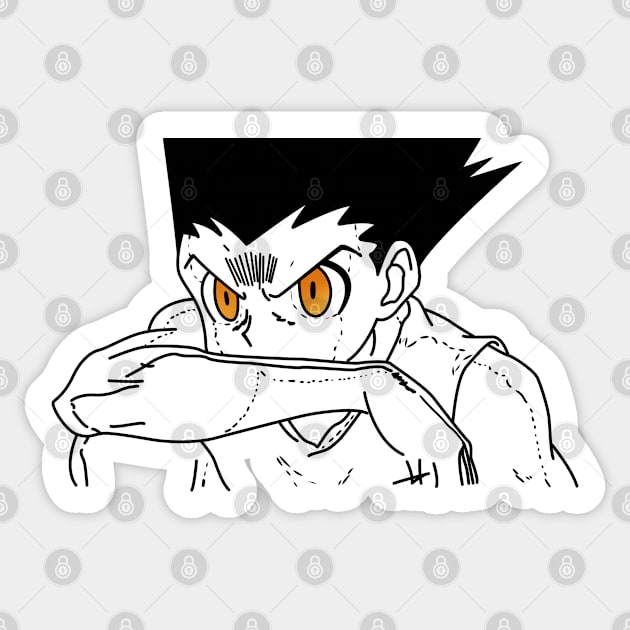 Gon from HxH - Gon - Sticker | TeePublic