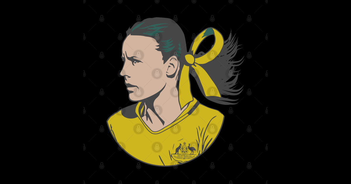 Hayley Raso's ribbon - Hayley Raso - Sticker | TeePublic