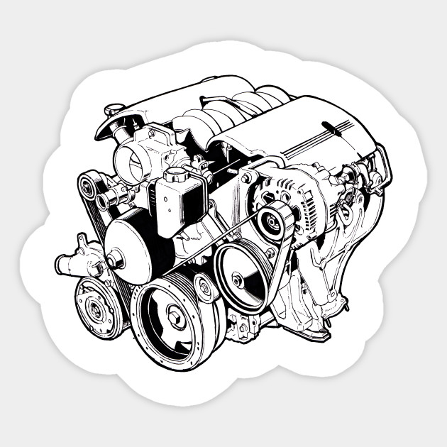 Engine - Engine - Sticker | TeePublic