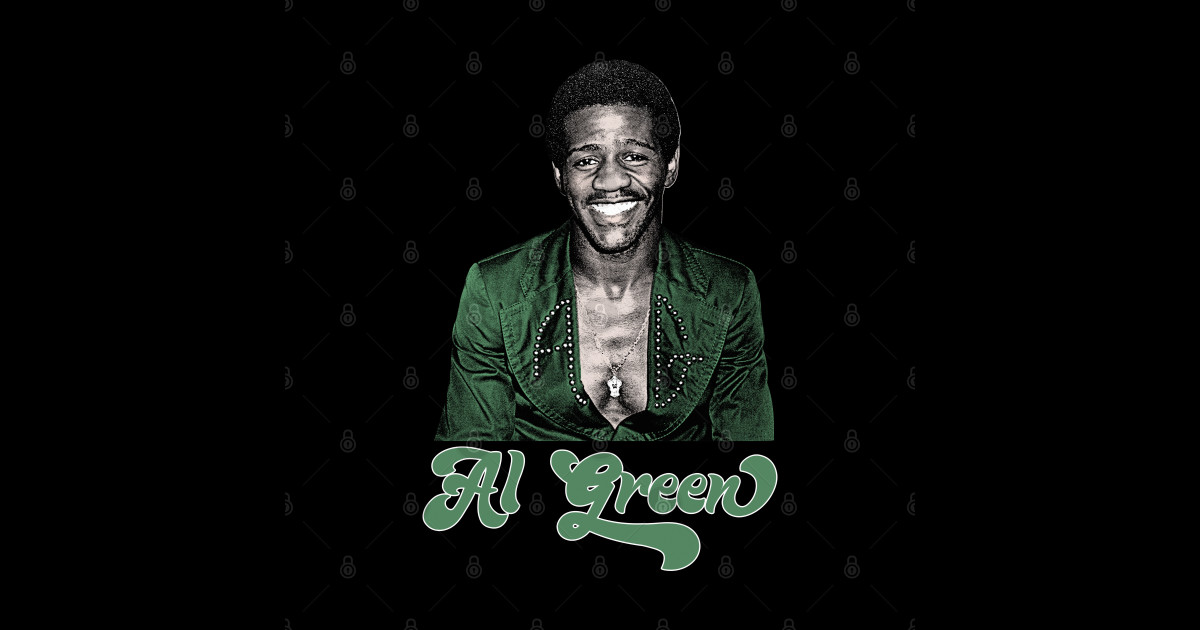 Al Green \\ Retro 70s Style Fan Art Design - Al Green - T-Shirt | TeePublic