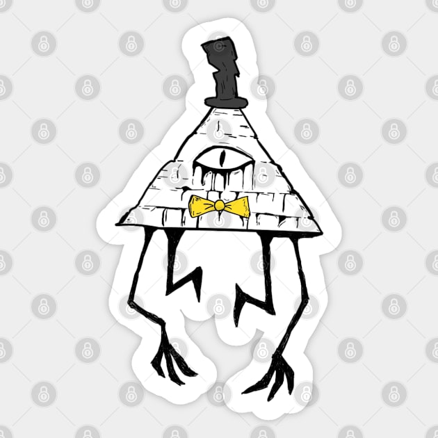 (Transparent) Bill Cipher - Gravity Falls - Gravity Falls - Sticker ...