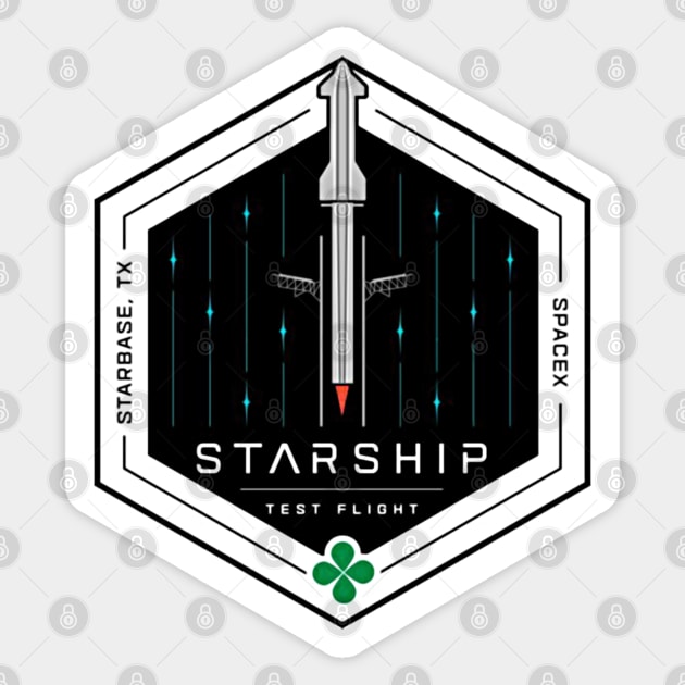 StarShip Orbital Flight Test Logo - Spacex Starship Logo - Sticker ...