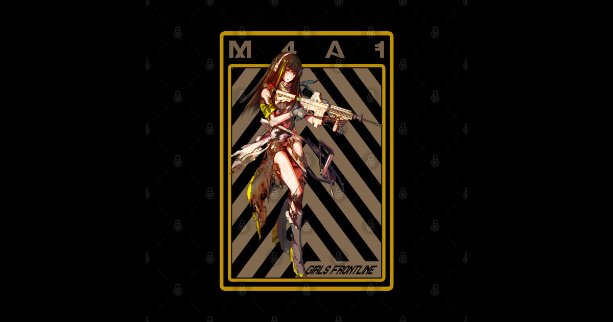 M4A1 | Girls Frontline - Girls Frontline - Sticker | TeePublic