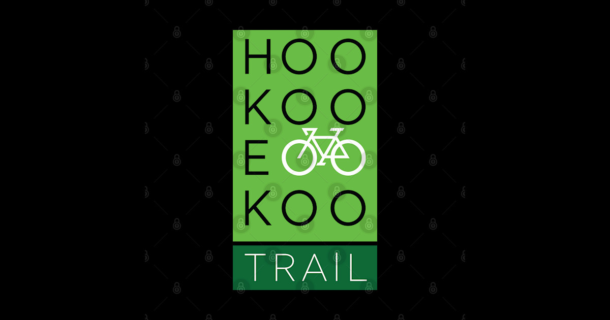 Hoo Koo e Koo Trail rectangle - Mountain Bike Trail - Sticker | TeePublic