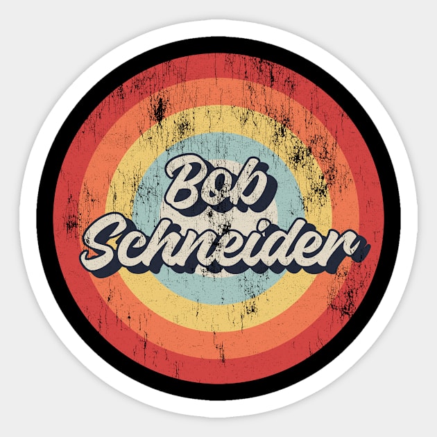 Bob Schneider vintage - Bob Schneider - Sticker | TeePublic