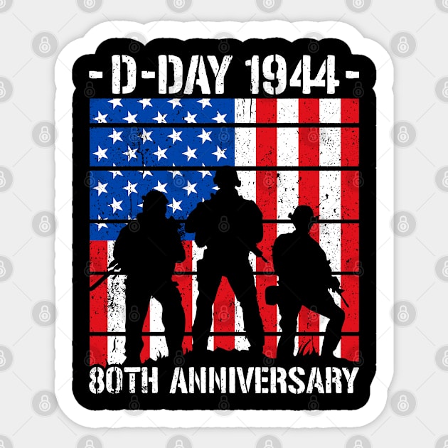 1944 D-Day - 80th Anniversary Normandy 2024 - Normandy - Sticker ...