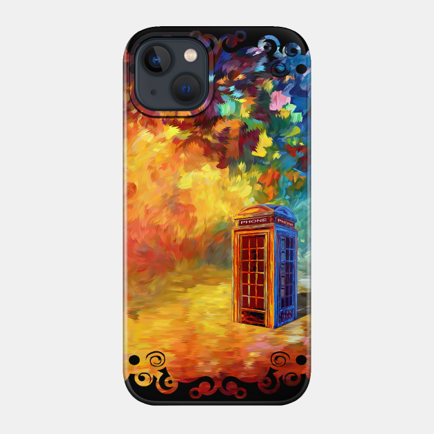 British Red Phone booth At Rainbow City - Sherlock - Phone Case | TeePublic