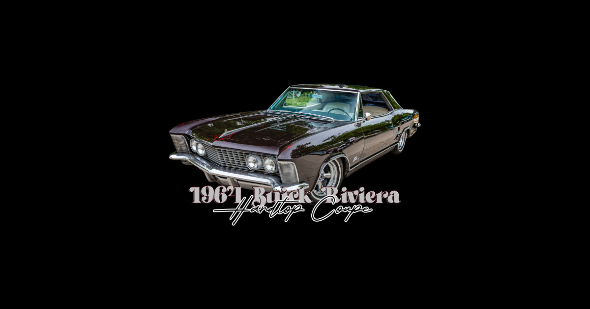 1964 Buick Riviera Hardtop Coupe - 1964 Buick Riviera Coupe - Sticker ...