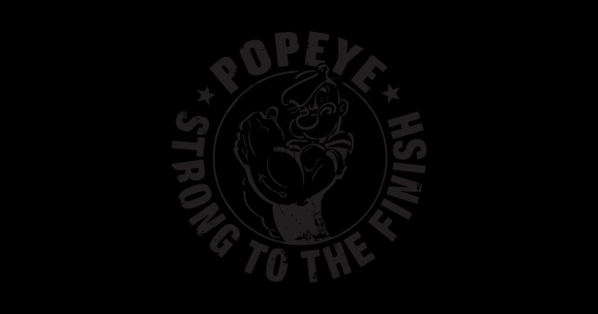 Popeye strong to the finish - Popeye Strong To The Finish - Sticker ...