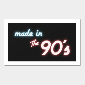 Made in the 90s Neon - 90s - T-Shirt | TeePublic