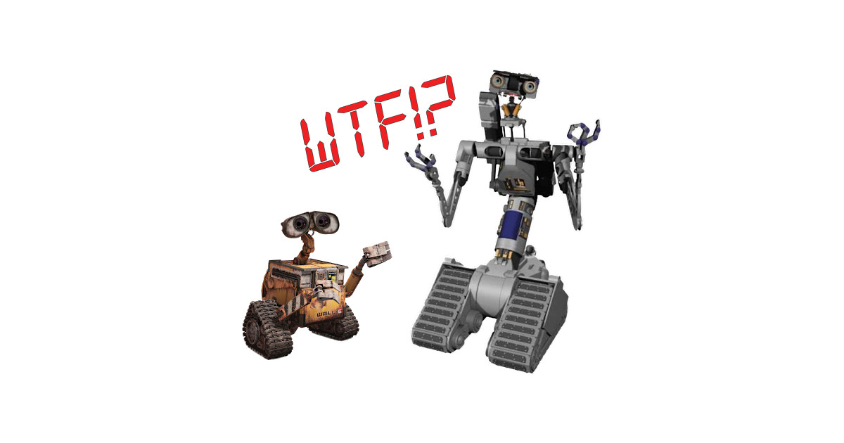 WTF WALL-E - Short Circuit - T-Shirt | TeePublic