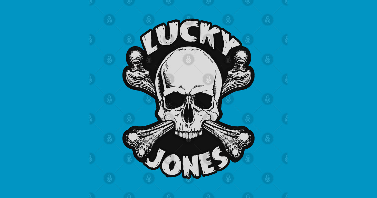 Lucky Jones Skull for Light Colored Shirts - Lucky Jones - T-Shirt | TeePublic