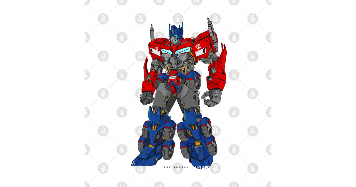 Optimus Prime custom body - Transformers Optimus Prime - T-Shirt ...