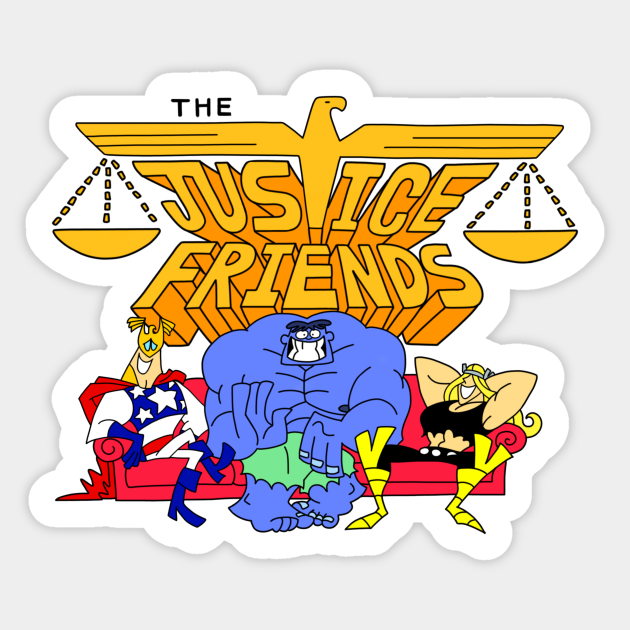 Justice Friends Dexter's Laboratory - Dexterslaboratory - Sticker ...
