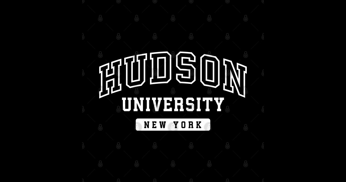 Hudson University - Hudson University - Sticker | TeePublic