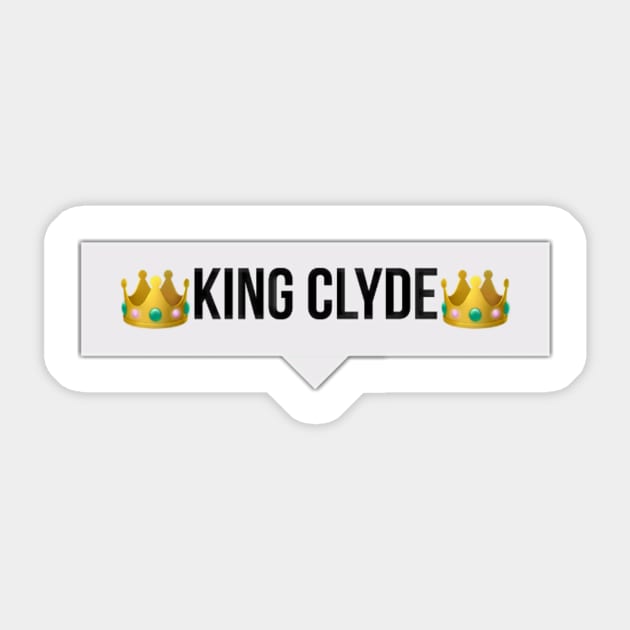 King Clyde Merch - Emoji - Sticker | TeePublic