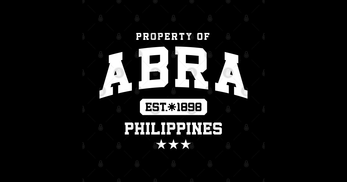 Abra_Property of the Philippines Shirt (White) - Pinoy - Sticker | TeePublic