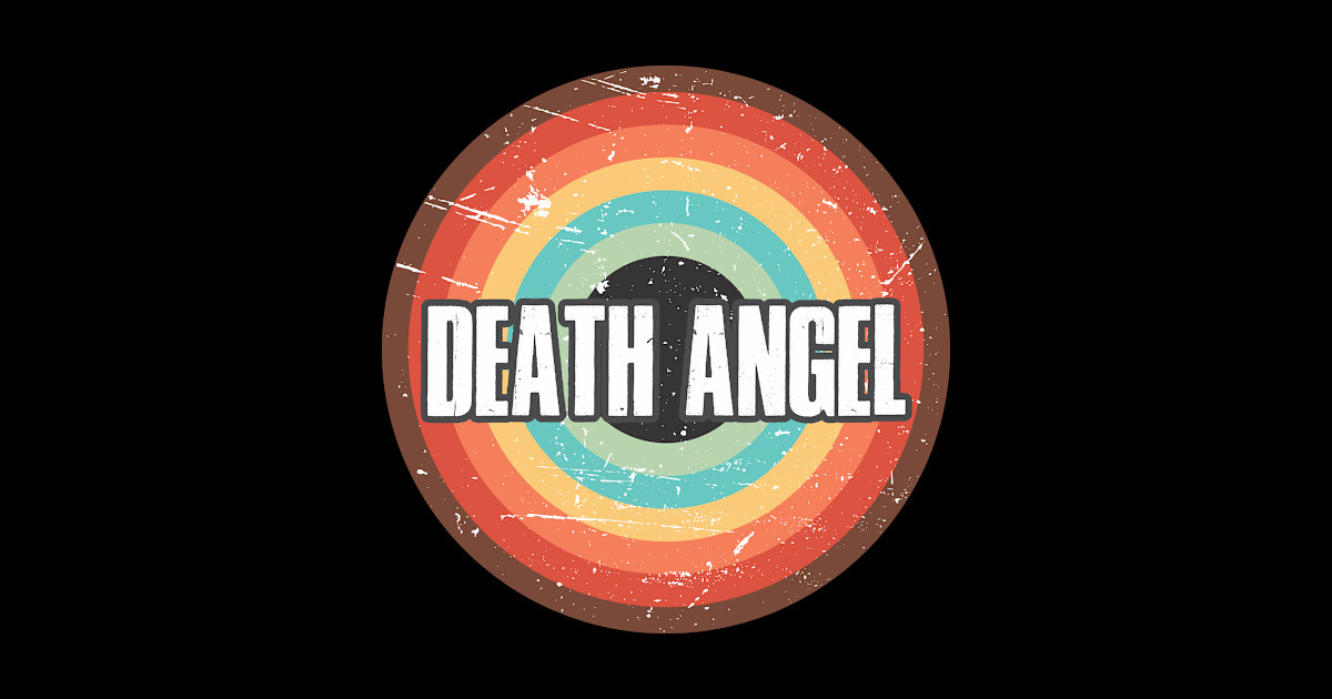 Text Band Name Death Angle - Retro Text Band Name Death Angle - Sticker ...