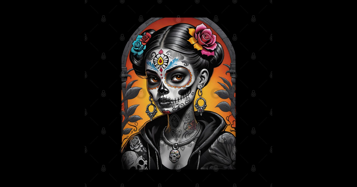 Catrina Dia De Los Muertos - Catrina - Posters and Art Prints | TeePublic