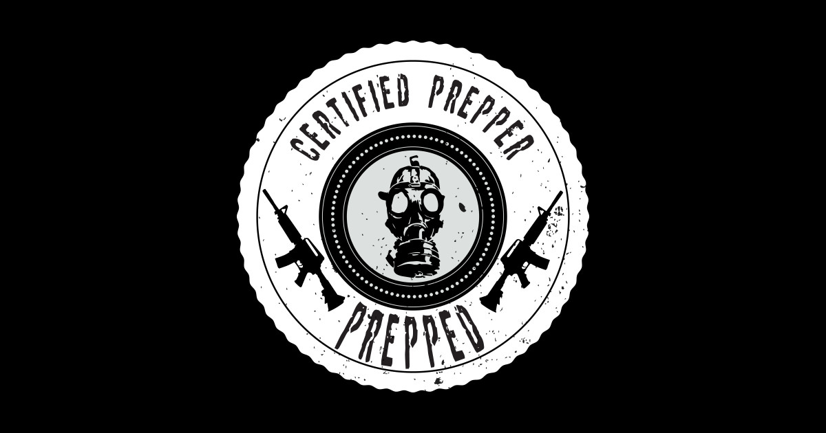 Certified Prepper - Prepper - Sticker | TeePublic