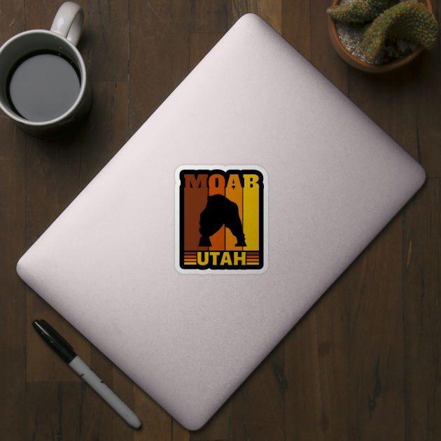 Moab Utah National Park - Moab Utah National Park - Sticker | TeePublic