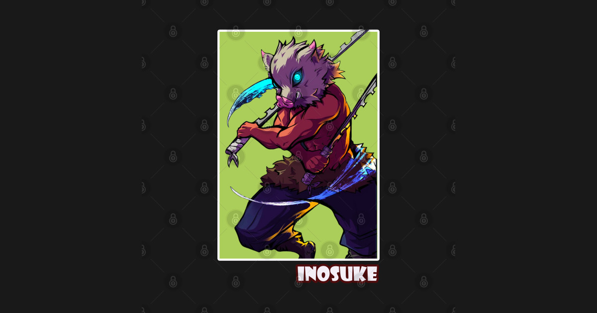 Inosuke Hashibira - Inosuke Hashibira Kimetsu No Yaiba - T-Shirt ...