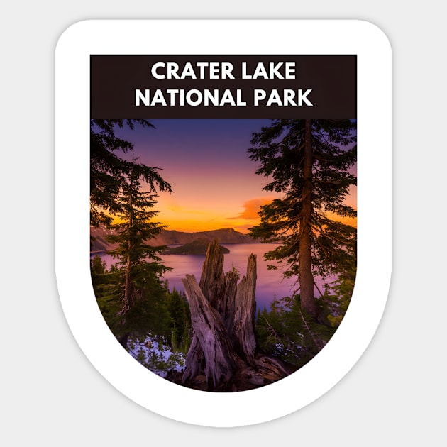 Crater Lake National Park - Crater Lake - Sticker | TeePublic