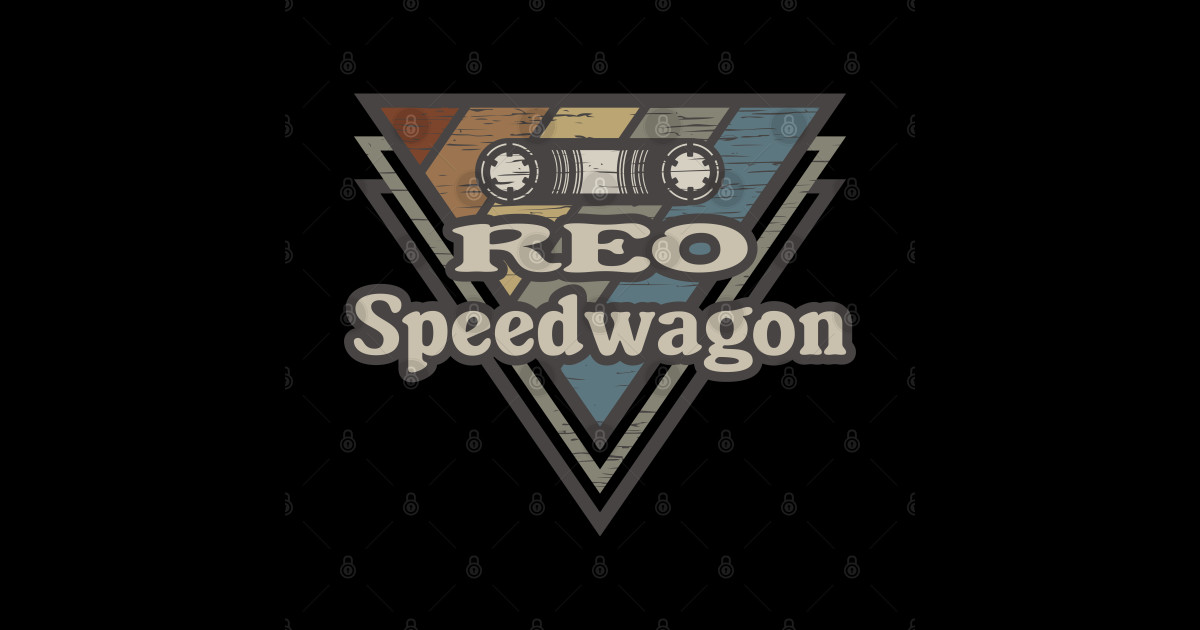 REO Speedwagon Triangle Art - Musician - Sticker | TeePublic