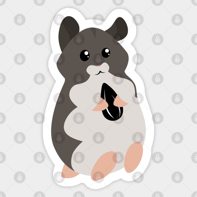 Campbell's Hamster - Hamster - Sticker | TeePublic