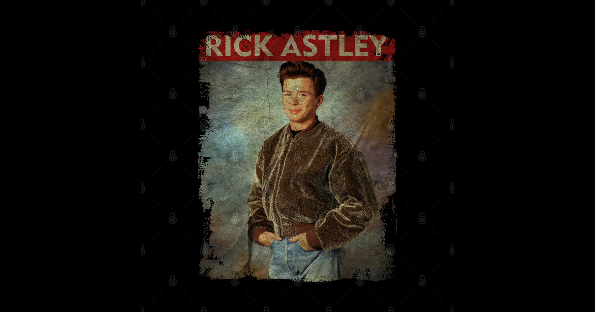TEXTURE ART- Rick Astley - RETRO STYLE - Texture Art - Posters and Art ...