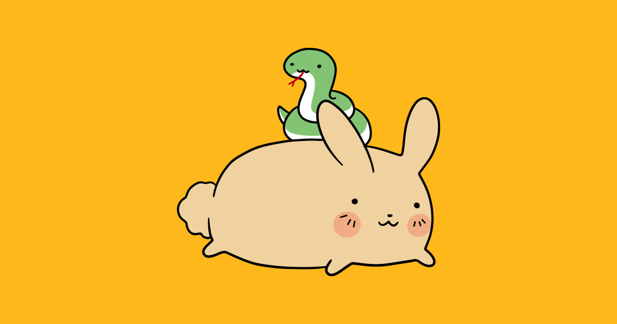 Snake and Bunny - Snake - T-Shirt | TeePublic