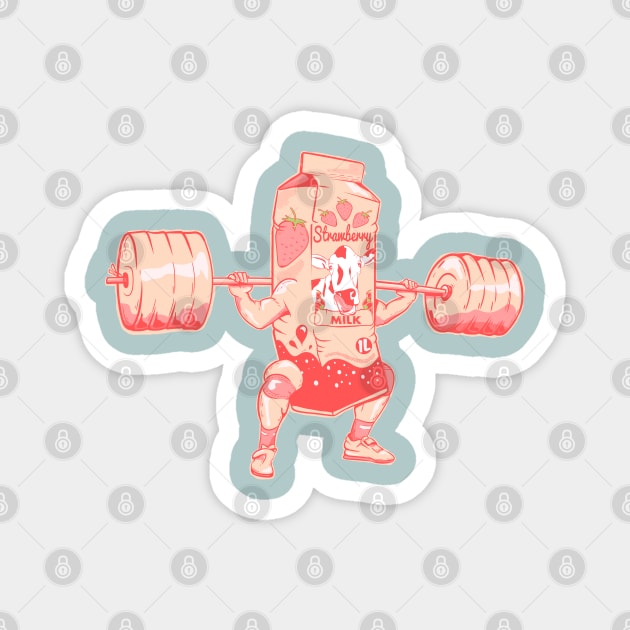 Strawberry Milkshake Milk Nutrition - Strawberry Milkshake - Magnet ...