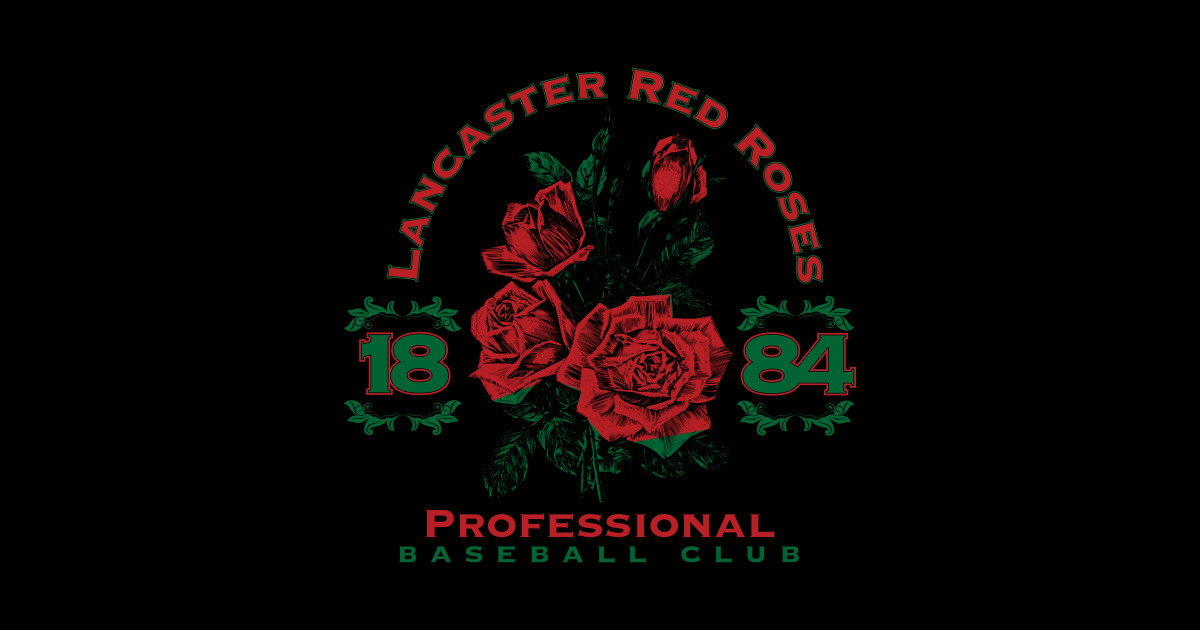 Lancaster Red Roses - Defunct Minor League Baseball Teams - T-Shirt ...