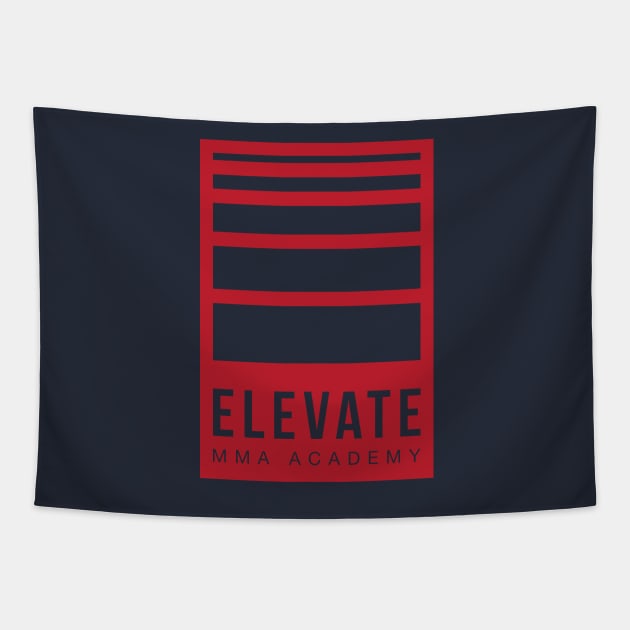 Elevate MMA Academy Block Logo - Jiu Jitsu - Tapestry | TeePublic
