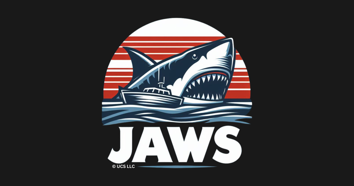 Jaws Logo - Jaws - T-Shirt | TeePublic
