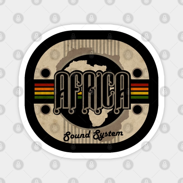 Africa Sound System - African Pride - Magnet | TeePublic